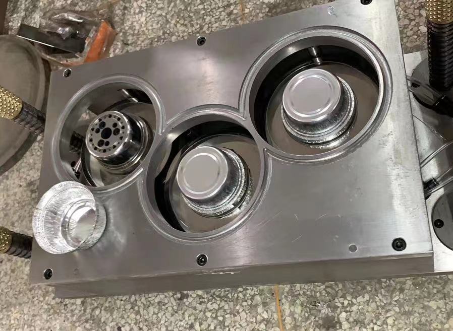 Aluminum Foil Container Mould 3 Cavity - FoilOnline